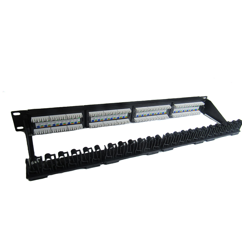 Patch Panel 24 Portas CAT6 Linkeo