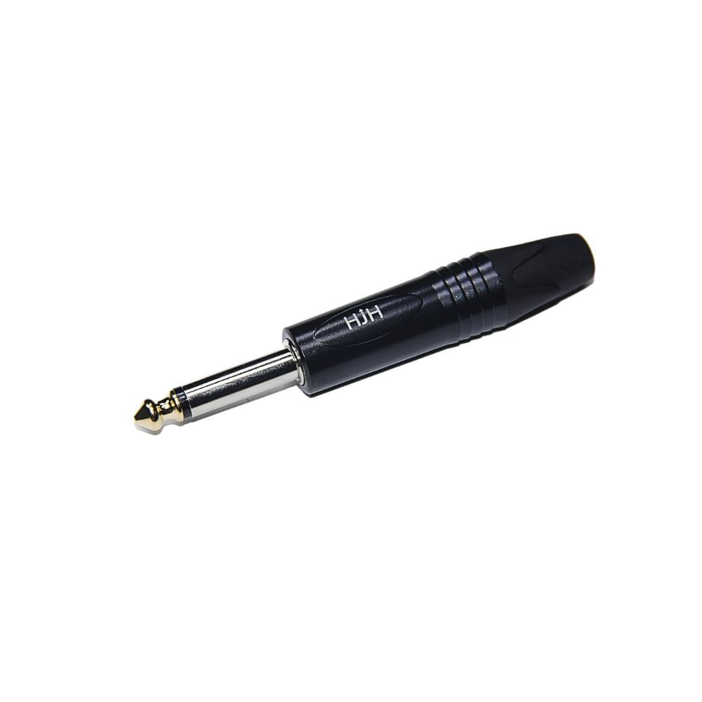 Conector Plug P10 Mono Profissional Metal