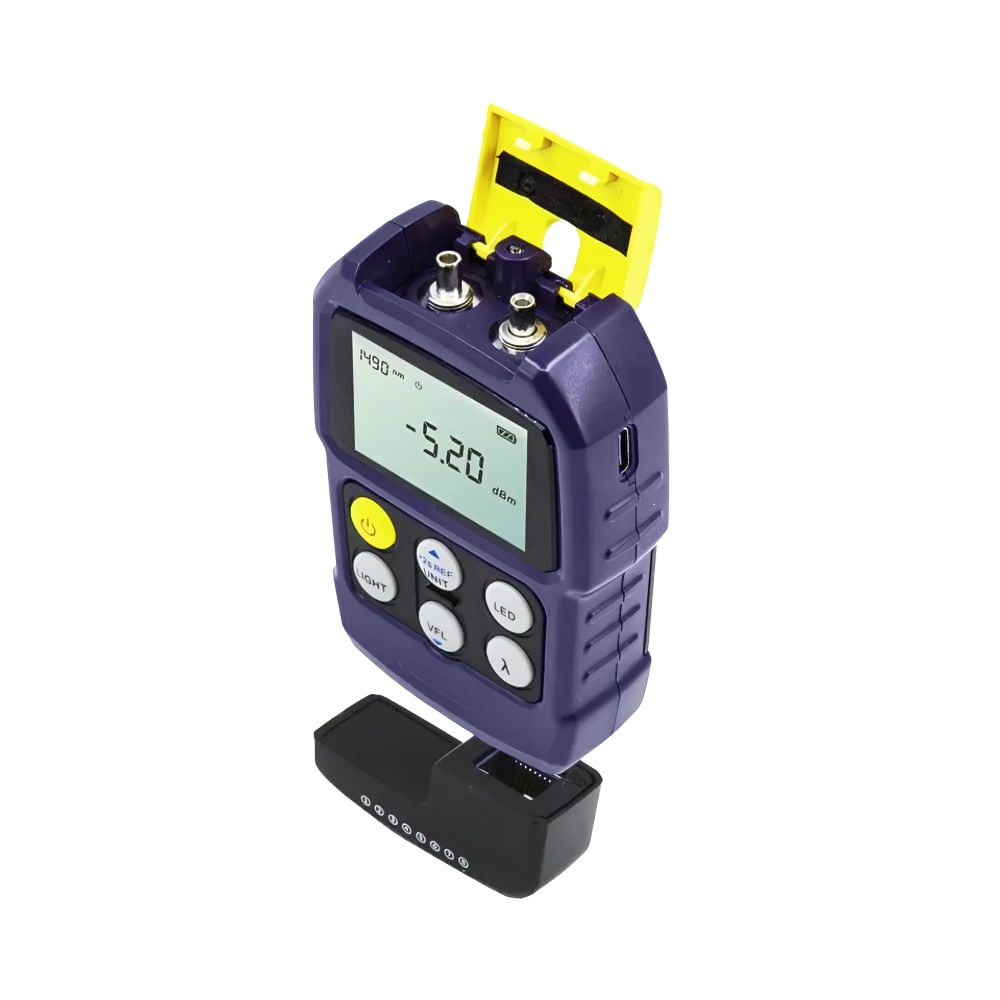 Power Meter Medidor de Potencia 2 em 1 Com Testador de RJ45