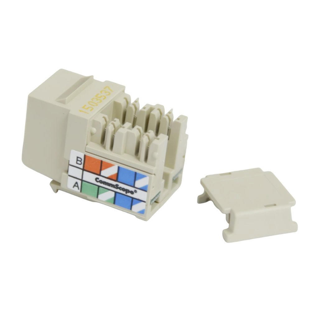 Keystone RJ45 CAT6 CommScope Bege